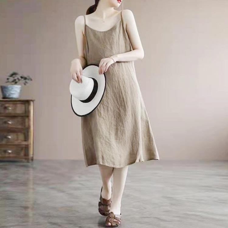 キャミワンピース 綿 インナーワンピース ロング レディース ペチコート ワンピース インナー 春 夏 秋 キャミソールワンピース キャミ キャミワン : matud726801 : gem7 ...