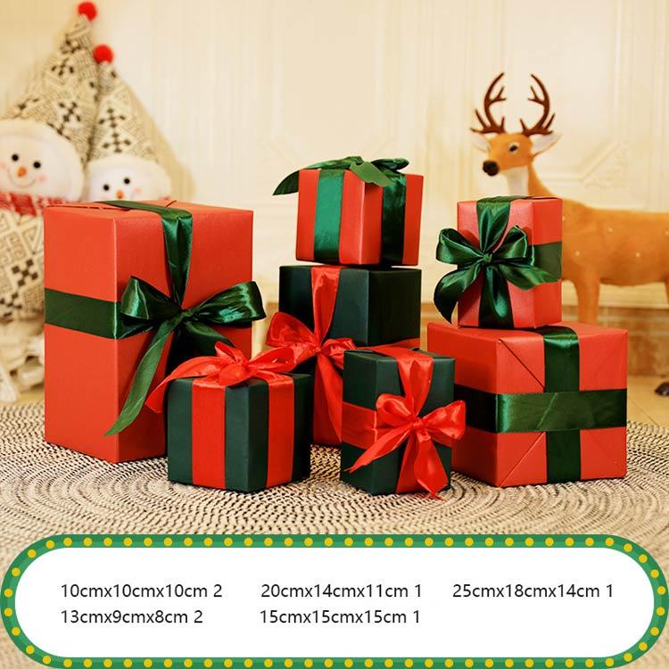 クリスマス プレゼントボックス オーナメント 7点セット クリスマスツリー オーナメント 装飾 ギフトボックスセット クリスマスオーナメント 置物 リ : nin8477 : gem7 ...