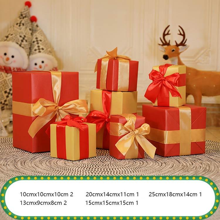 クリスマス プレゼントボックス オーナメント 7点セット クリスマスツリー オーナメント 装飾 ギフトボックスセット クリスマスオーナメント 置物 リ : nin8477 : gem7 ...