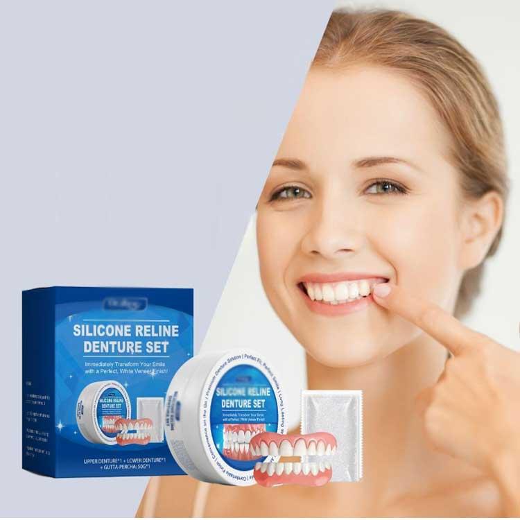 つけ歯 上下セット シリコン 入れ歯 付け歯 上下 上歯 下歯 義歯 調整可能な付け歯 着脱可能 美容 仮歯 レディース メンズ 男女兼用 ポータブル : gem7 - 通販 - Yahoo ...
