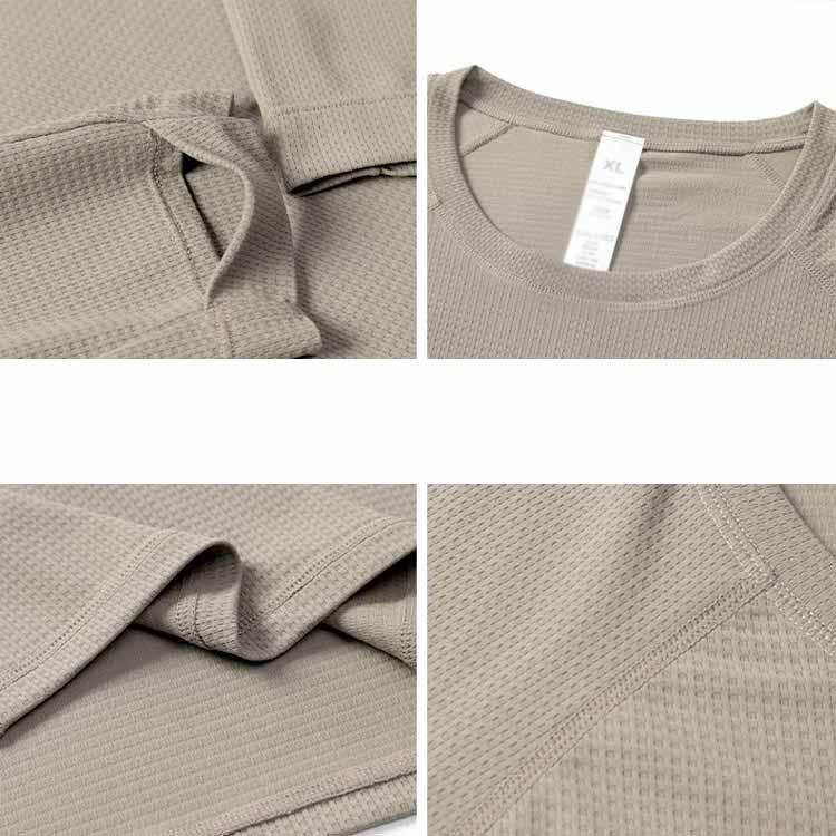 冷感シャツ メンズ 長袖Tシャツ クール ドライ クルーネック 丸首 指穴あり ストレッチ 伸縮 吸汗速乾 涼しい アウトドア バイク ワーク ウェア : gem7 - 通販 - Yahoo ...