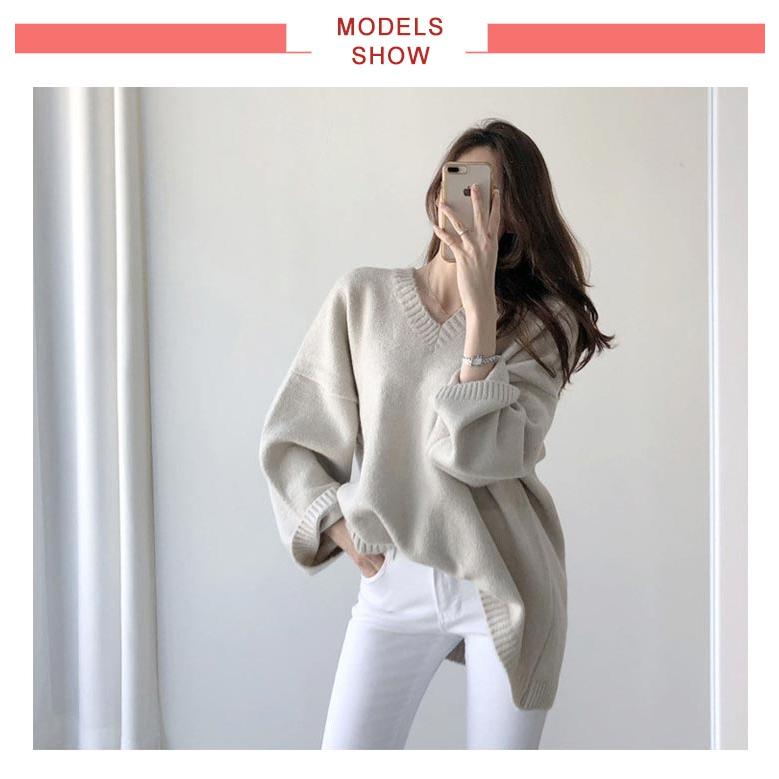 ニット レディース トップス Vネック ニットトップス セーター プルオーバー 長袖 きれいめ 大人カジュアル シンプル 春 秋 冬 : gem7 - 通販 - Yahoo!ショッピング