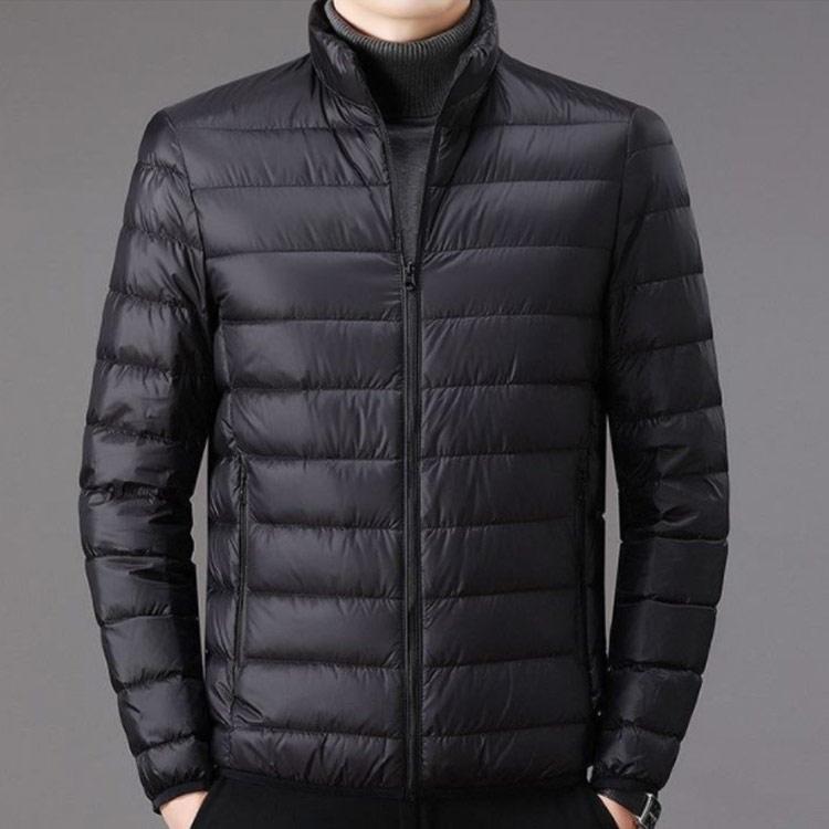 中綿ジャケット メンズ ダウンジャケット ファイバー ダウン インナーダウン ライトダウン ジャケット スタンドカラー 立て襟 細身 軽量 薄手 防寒 : gem7 - 通販 - Yahoo ...