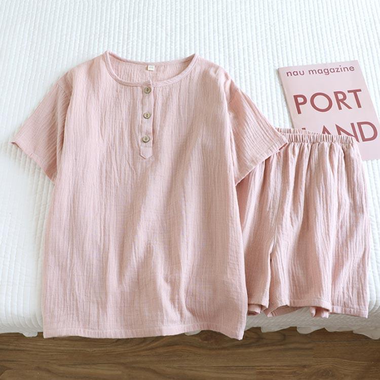 パジャマ 上下セット メンズ レディース 甚平 ガーゼ ホームウェア ルームウェア ヘンリーネック 半袖 tシャツ プルオーバー ショートパンツ おし : gem7 - 通販 - Yahoo ...