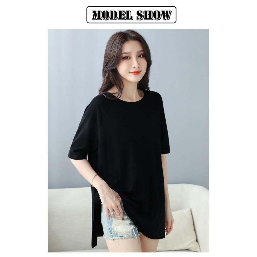 5分袖 Tシャツ 長め ロング丈 カットソー サイドスリット レディース 春 夏 半袖 トップス 接触冷感 涼しい Uネック 丸首 半袖tシャツ 薄手 : gem7 - 通販 - Yahoo ...