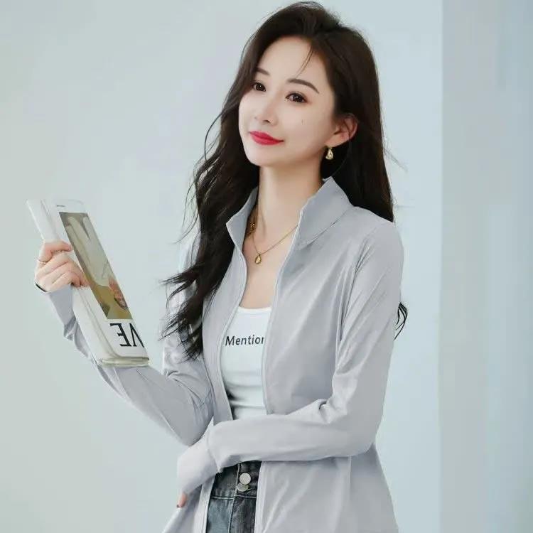 UVパーカー 接触冷感 ラッシュガード レディース スタンドカラー フードなし ジップアップ UPF50 スタンド衿 無地 長袖 UVカットパーカー : gem7 - 通販 - Yahoo ...