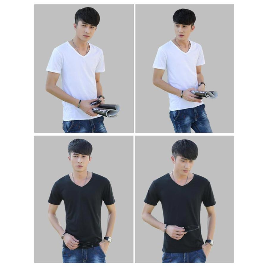 5枚セット インナーシャツ メンズ Vネック Uネック Tシャツ 下着 半袖 クルーネック V首 丸首 大きいサイズ 男性用 アンダーシャツ 肌着 紳 : gem7 - 通販 - Yahoo ...