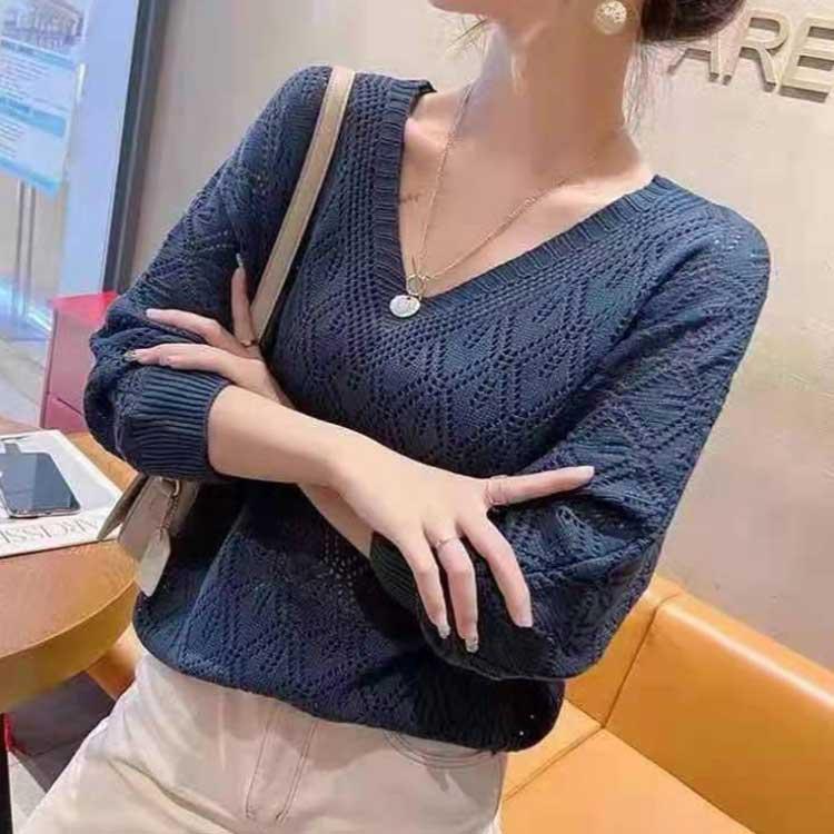 透かし編み トップス ニット 長袖 レディース レイヤード 夏ニット ドルマンスリーブ vネック 薄手 涼しい サマーニット カギ編み シアーニット : gem7 - 通販 - Yahoo ...