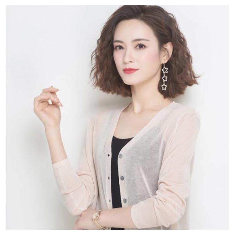 uvカット カーディガン 長袖 接触冷感 シアーニット レディース サマーカーディガン 春夏 薄手 涼しい vネック ゆったり クルーネック Vネック : gem7 - 通販 - Yahoo ...