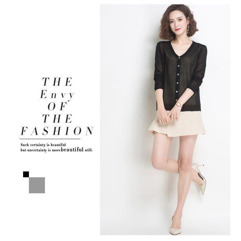 uvカット カーディガン 長袖 接触冷感 シアーニット レディース サマーカーディガン 春夏 薄手 涼しい vネック ゆったり クルーネック Vネック : gem7 - 通販 - Yahoo ...