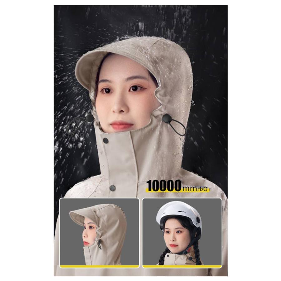 レインコート レディース メンズ 男女兼用 レインポンチョ 自転車 ロング 防風 防水 10000mm水圧に耐え雨具 防雨 梅雨対策 原付ポンチョ リ : gem7 - 通販 - Yahoo ...