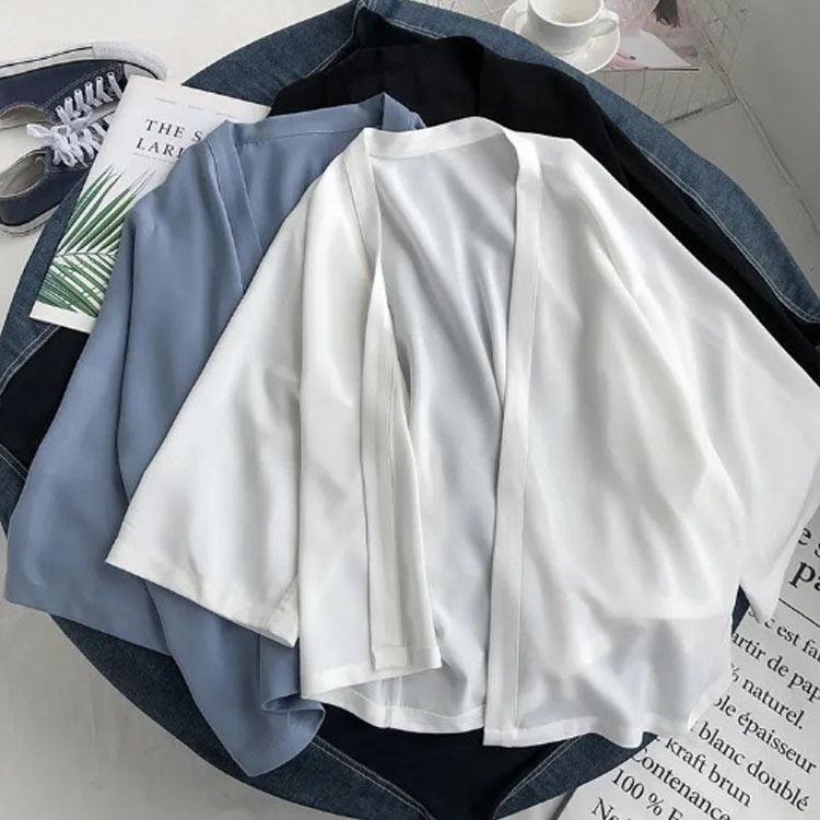 サマーカーディガン レディース uvカット パーカー 夏 接触冷感 薄手 カーディガン 七分袖 半袖 サマー カーデ ボタンなし 羽織り : gem7 - 通販 - Yahoo!ショッピング