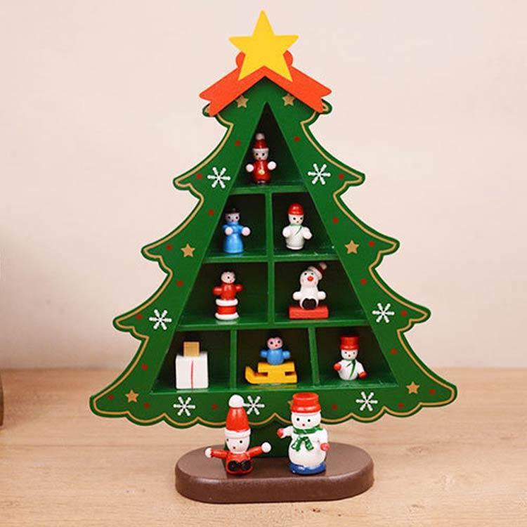 木製 クリスマスツリー 卓上 ミニツリー 北欧 おしゃれ 卓上ツリー オーナメント付き 小さい 小型 木製ツリー 子供 大人 クリスマスプレゼント ギ : zyz9512 : gem7 ...