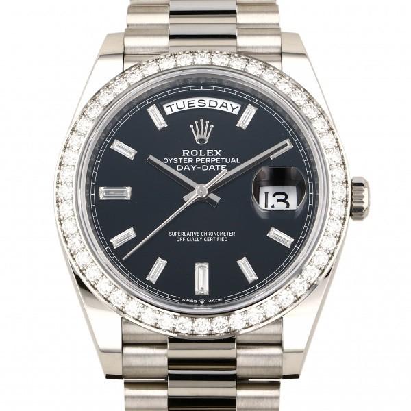 デイデイト ロレックス ROLEX 40 228349RBR ブライトブラック/10PB文字盤 新品 腕時計 メンズ : ジェムキャッスル ...