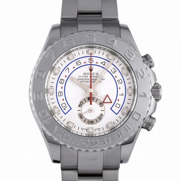 ロレックス ROLEX ヨットマスター II 116689 ホワイト文字盤 中古 腕時計 メンズ : w222305 : ジェムキャッスル ...