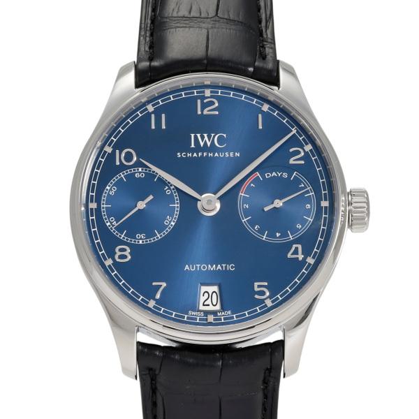 IWC SCHAFFHAUSEN（IWCシャフハウゼン） IWC ポルトギーゼ オートマティック IW500710 ブルー文字盤 新品 腕時計 ...