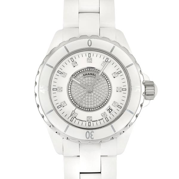 CHANEL シャネル J12 H1759 ホワイト文字盤 中古 腕時計 メンズ : ジェムキャッスル ゆきざき - 通販 - Yahoo ...