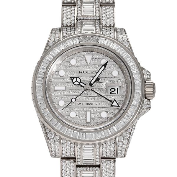GMTマスターII ロレックス ROLEX 世界限定50本 116769TBR 全面ダイヤ文字盤 中古 腕時計 メンズ : ジェムキャッスル ...