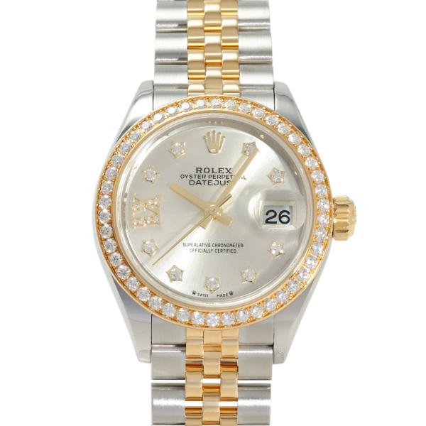 デイトジャスト ロレックス ROLEX 28 279383RBR シャンパン/(スターIXダイヤ)文字盤 中古 腕時計 レディース : ジェム ...