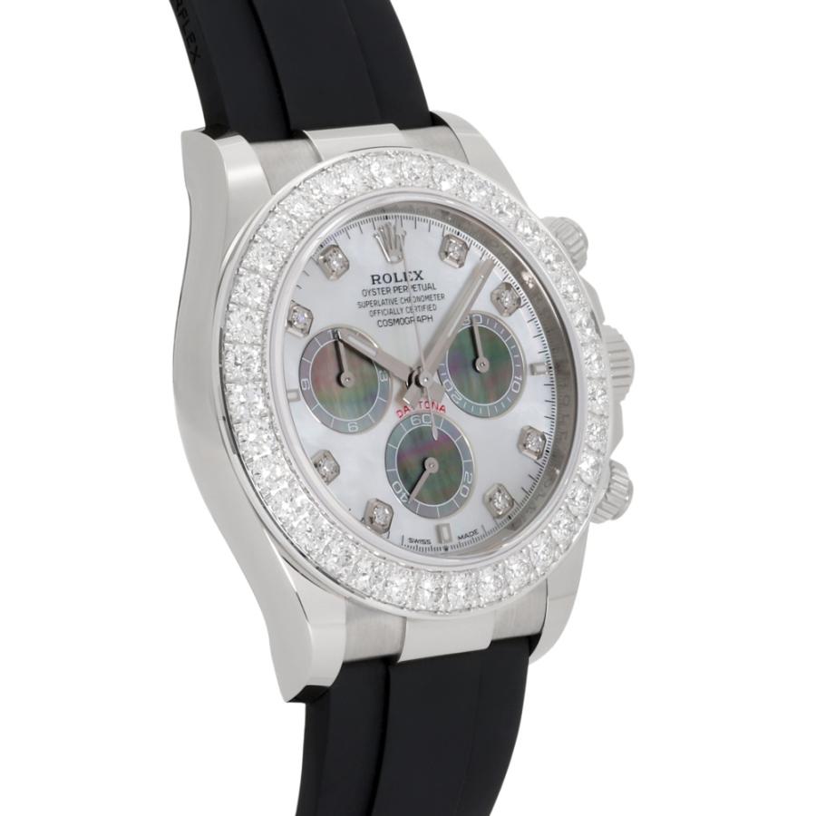デイトナ（ROLEX） ロレックス ROLEX コスモグラフ デイトナ 126589RBR ホワイト/ブラック/8PD文字盤 新品 腕時計 ...