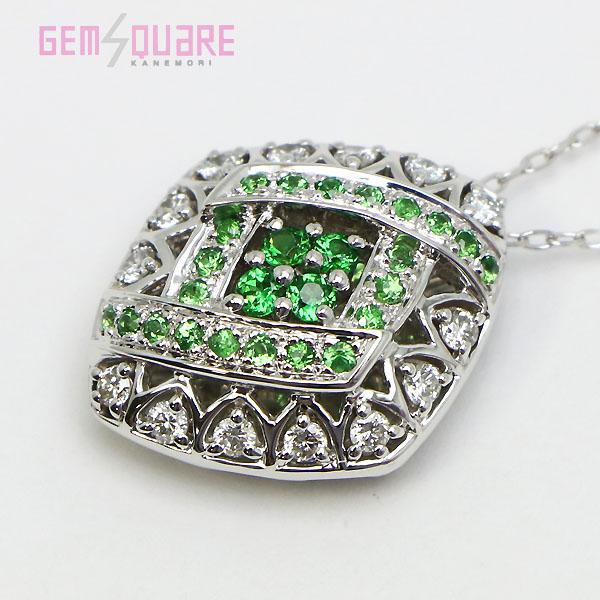 【値下げ交渉可】K18WG グリーントルマリン ダイヤ ネックレス GT0.55 7.6g 60cm 仕上げ済【質屋出店】 : ジェム・スクエア カネモリ - 通販 - Yahoo!ショッピング