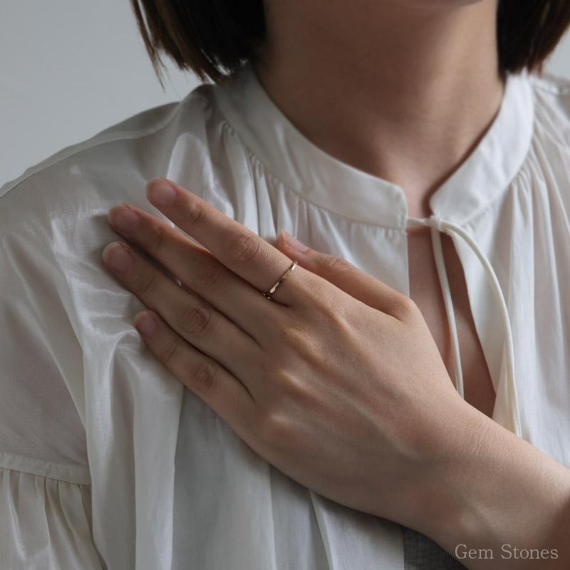 Fine Ring 1.5 Tsutime プラチナ ゴールド レディース リング Fine Ring 1.5 Tsutime プラチナ ゴールド レディース リング
