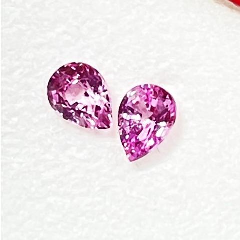 ピンクサファイア ペアシェイプ 2個合計 0.39ct ルース : gem-ichinoseYahoo!店 - 通販 - Yahoo!ショッピング
