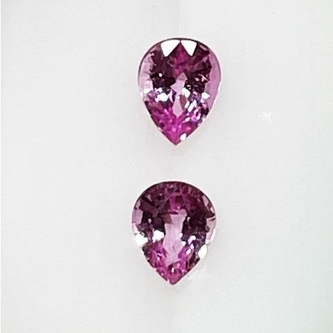 ピンクサファイア ペアシェイプ 2個合計 0.39ct ルース : gem-ichinoseYahoo!店 - 通販 - Yahoo!ショッピング