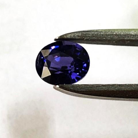 バイオレットサファイア オーバル 0.81ct ソーティング付き : gem-ichinoseYahoo!店 - 通販 - Yahoo!ショッピング