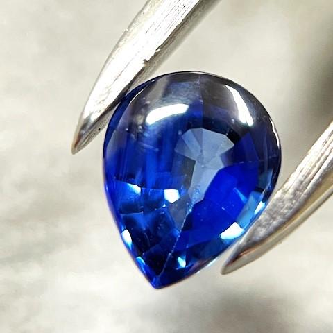 サファイア ペアシェイプ 0.74ct バフトップ : gem-ichinoseYahoo!店 - 通販 - Yahoo!ショッピング