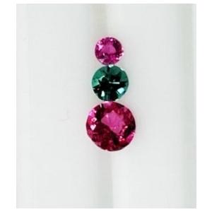 トルマリン ラウンドカット 3個 0.89ct : gem-ichinoseYahoo!店 - 通販 - Yahoo!ショッピング
