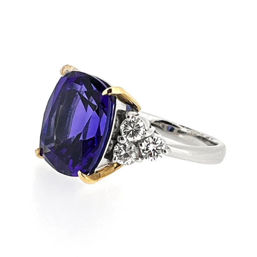 タンザナイト 9.10ct ダイヤモンド 0.81ct Pt900/K18 リング GRJソーティング付 : ジェムラインジャパン - 通販 - Yahoo!ショッピング