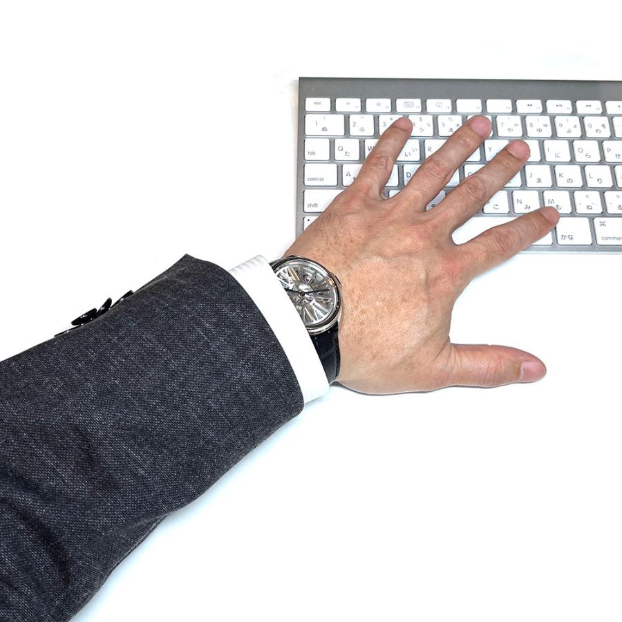 CLE DE CARTIER Cartier クレ ドゥ カルティエ スケルトン WHCL0008 Pd950/革 ギャラ付 メンズ 自動巻 ...