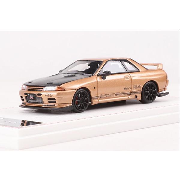 1/64 FOCAL HORIZON 日産 NISSAN スカイライン GT-R R32 Top Secret VR32 カーボンボンネット ゴールド ミニカー M174 : ジェンマ ...