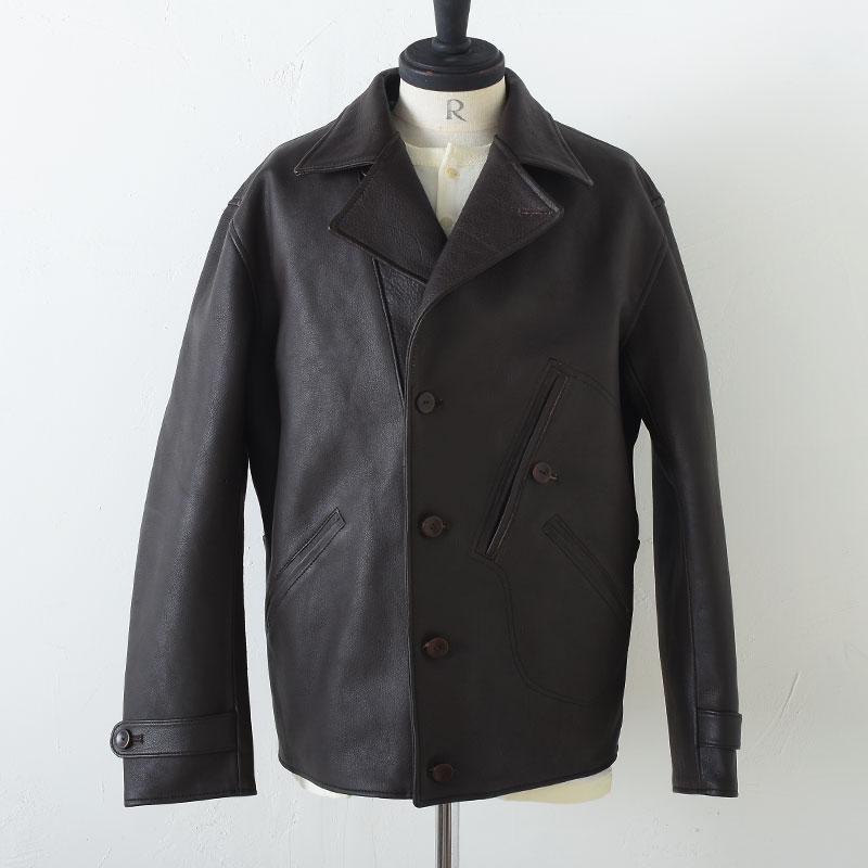 OLD CROW(GLAD HAND) CROW オールド クロウ 101 MOTORCYCLE JACKET BRN レザージャケット ...
