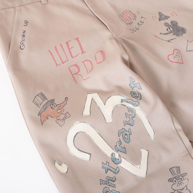 WEIRDO ウィア−ド チノ パンツ ハンドペイント ヴィンテージ WIND UP - PANTS "HAND PAINT" 送料無料 ...