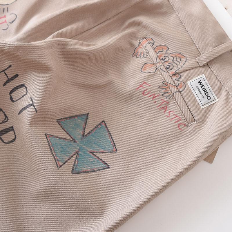 WEIRDO ウィア−ド チノ パンツ ハンドペイント ヴィンテージ WIND UP - PANTS "HAND PAINT" 送料無料 ...
