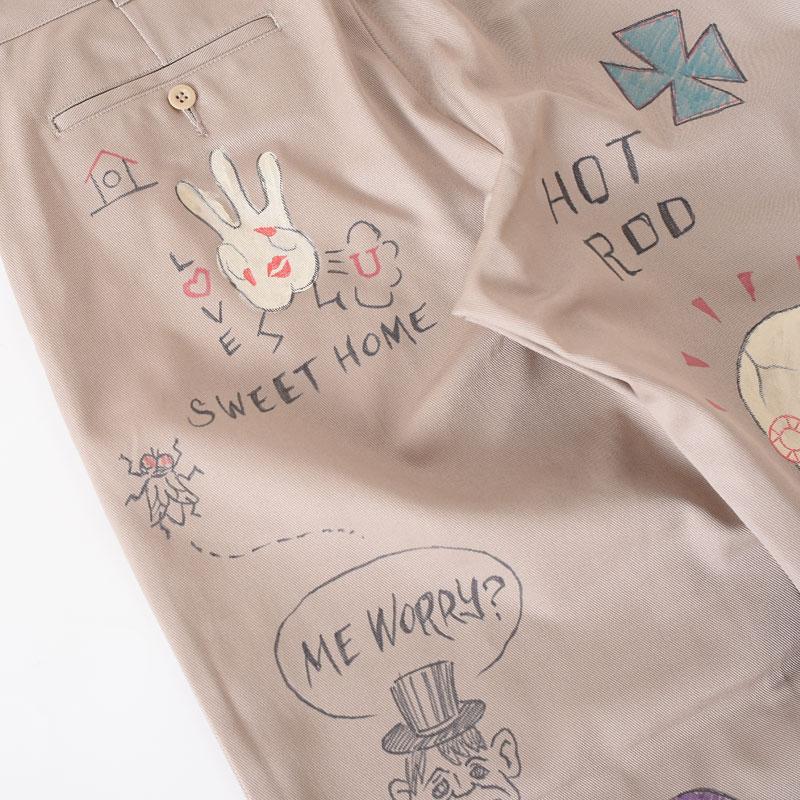 WEIRDO ウィア−ド チノ パンツ ハンドペイント ヴィンテージ WIND UP - PANTS "HAND PAINT" 送料無料 ...