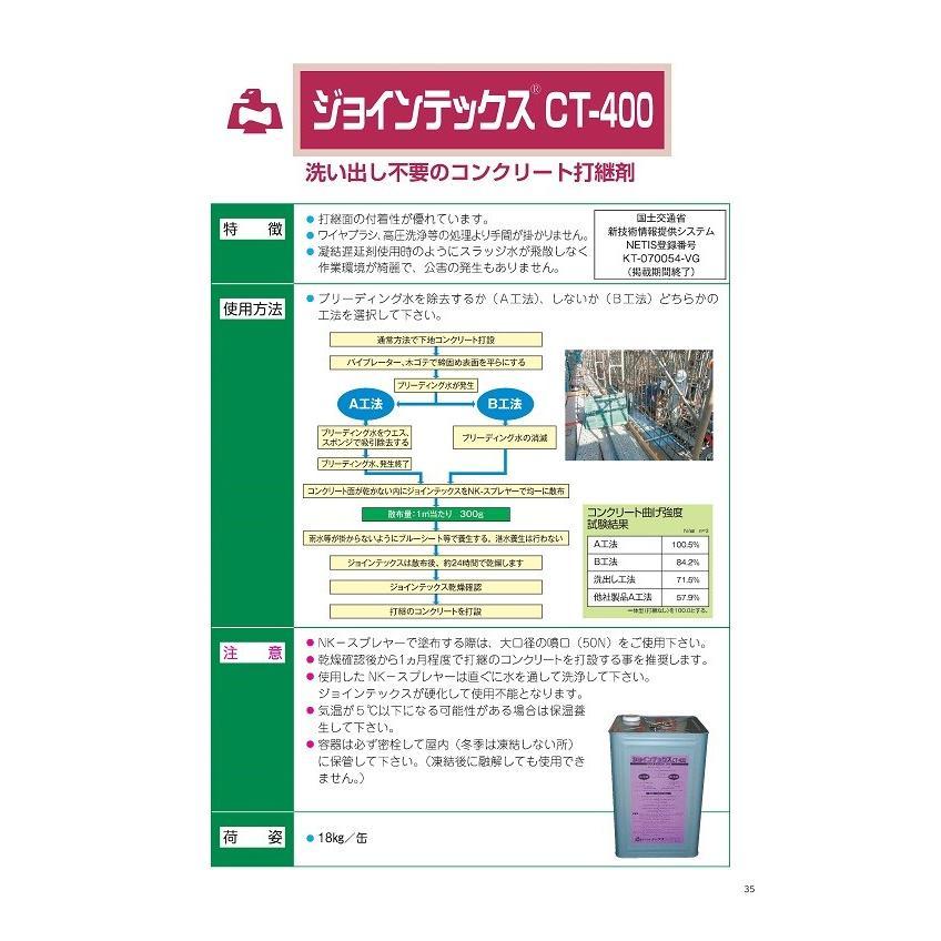 ジョインテックス CT-400 18kg/缶 : ゲンバ.COM - 通販 - Yahoo!ショッピング