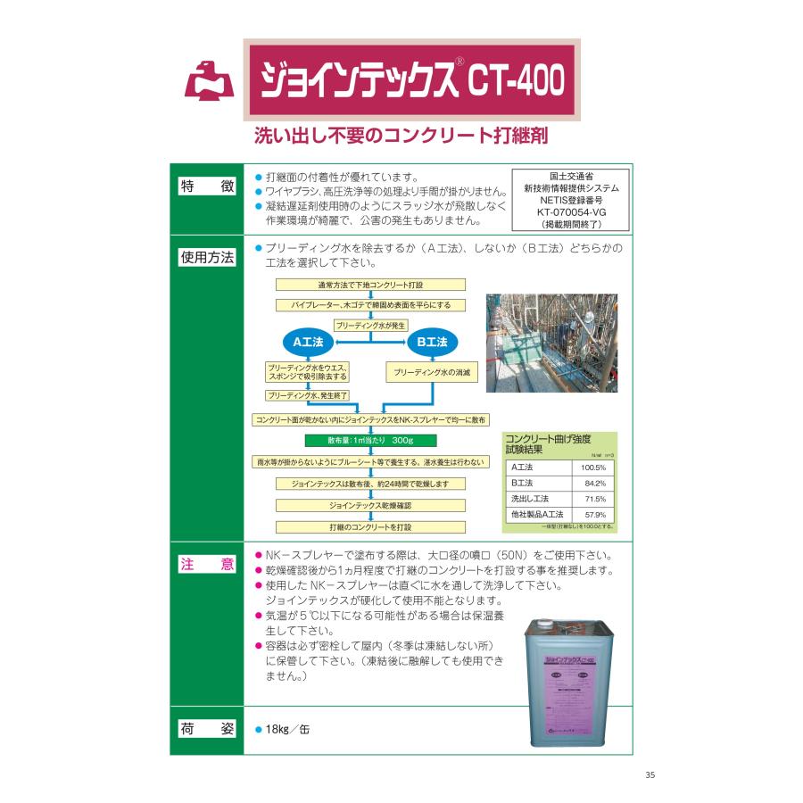 ノックス ジョインテックス CT-400 18kg缶 コンクリート打継剤 洗い出し不要 水溶性 : 現場stock - 通販 - Yahoo!ショッピング