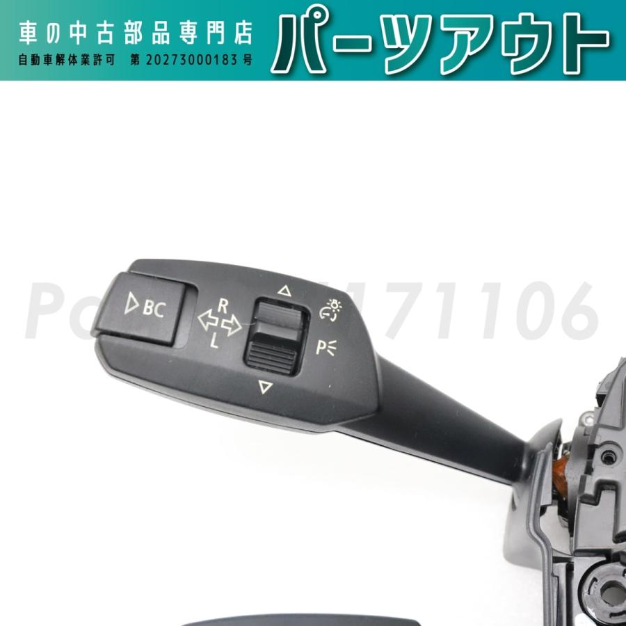 BMW [B-17]E90 前期 335i VB35 ステアリングコラムスイッチ ワイパースイッチ 61319123049 E91 VS35 ...