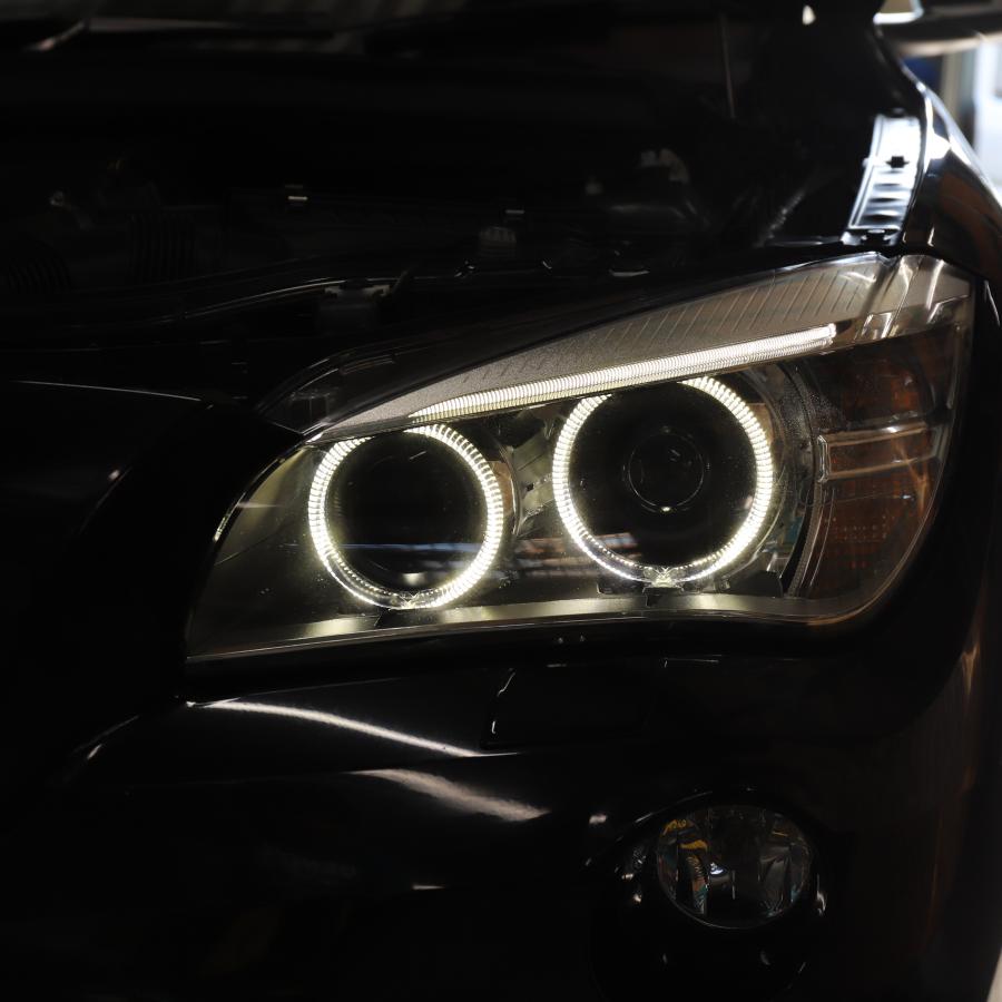 [B-20]X1 E84 xDrive 20i LCI ヘッドライト LED ライトモジュール コンピューター 63117342174 E89 ...