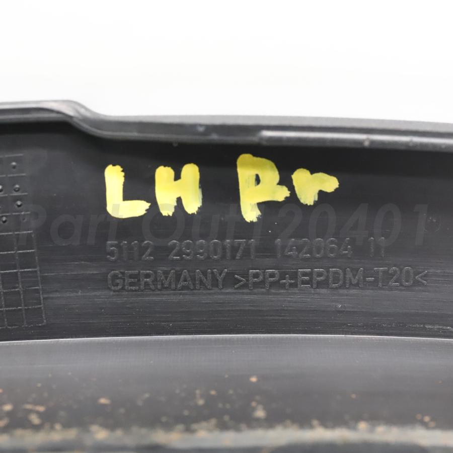 BMW [B-22]X1 E84 18i 前期 左リア ホイールハウスカバー オーバーフェンダー 51772990171 VL18 中古 ...