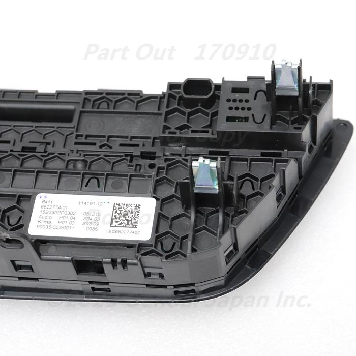 BMW [B-25] 740i G11 7A30 ラジオ AC エアコン スイッチパネル 61315A48108 61316822774 ...