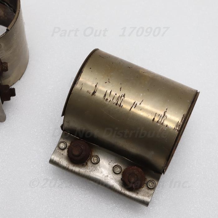 PORSCHE（ポルシェ） [P-16]マカン ターボ 95B マフラークランプ クランピングスリーブ 2個セット 95811122010 ...
