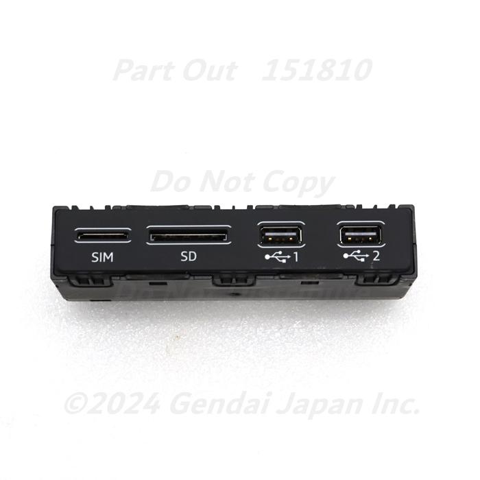 PORSCHE（ポルシェ） [P-17] 992 911 オーディオ外部端子 USB SIM SDカード 4N0035736A ...