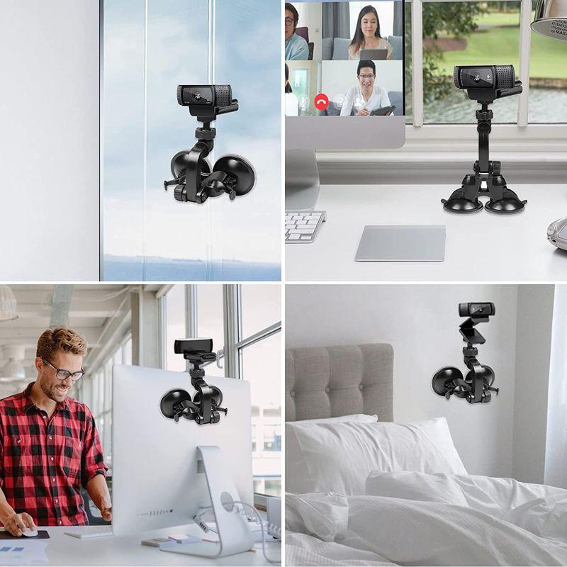 Smatree 強化版 WebカメラマウントStreamCam C980/C922n/C920n/eMeet C960ウェブカメラ クランプ ...
