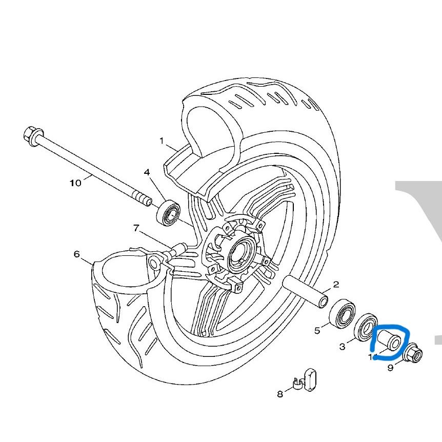 YAMAHA ヤマハ 純正部品 トリシティ 純正番号 90387-12852 : awsome motivate life - 通販 ...
