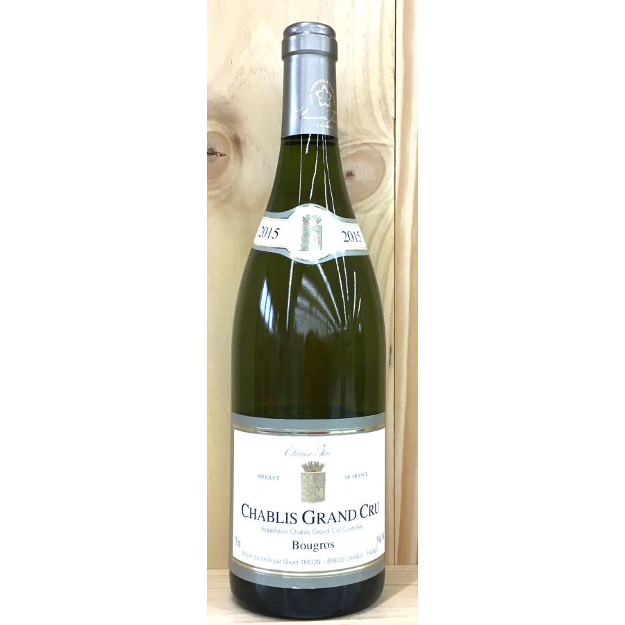 オリビエ・トリコン シャブリ・グランクリュ ブーグロ2015 750ml Chablis Grand Cru Bougros Olivier Tricon 2015 : リカーランド現金屋 ...