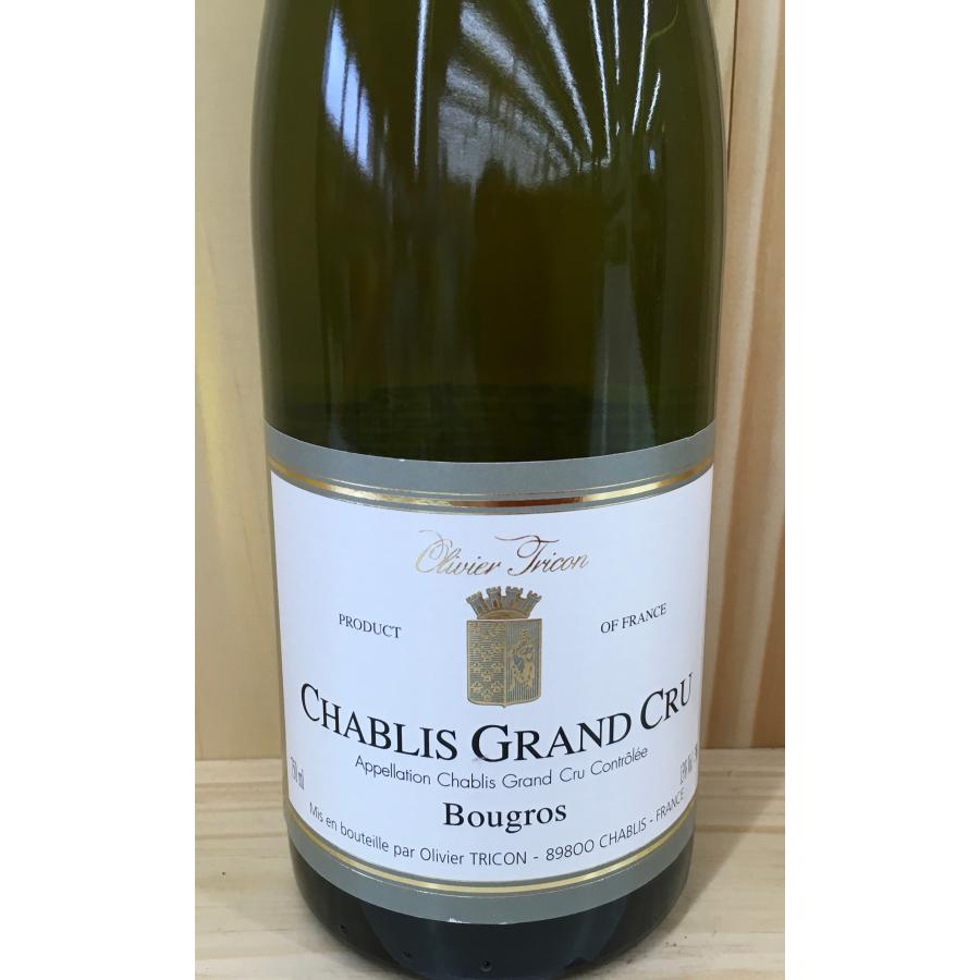 オリビエ・トリコン シャブリ・グランクリュ ブーグロ2015 750ml Chablis Grand Cru Bougros Olivier Tricon 2015 : リカーランド現金屋 ...